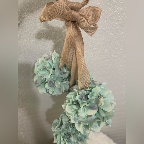 Accents | Blue Hydrangea And Burlap Swag | Poshmark